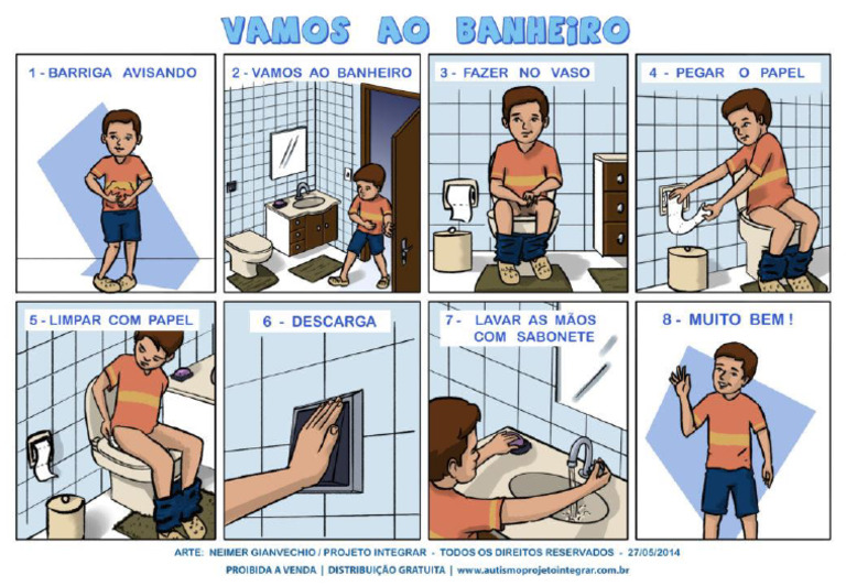 Rotina Visual Banheiro Menino Pdf 0247