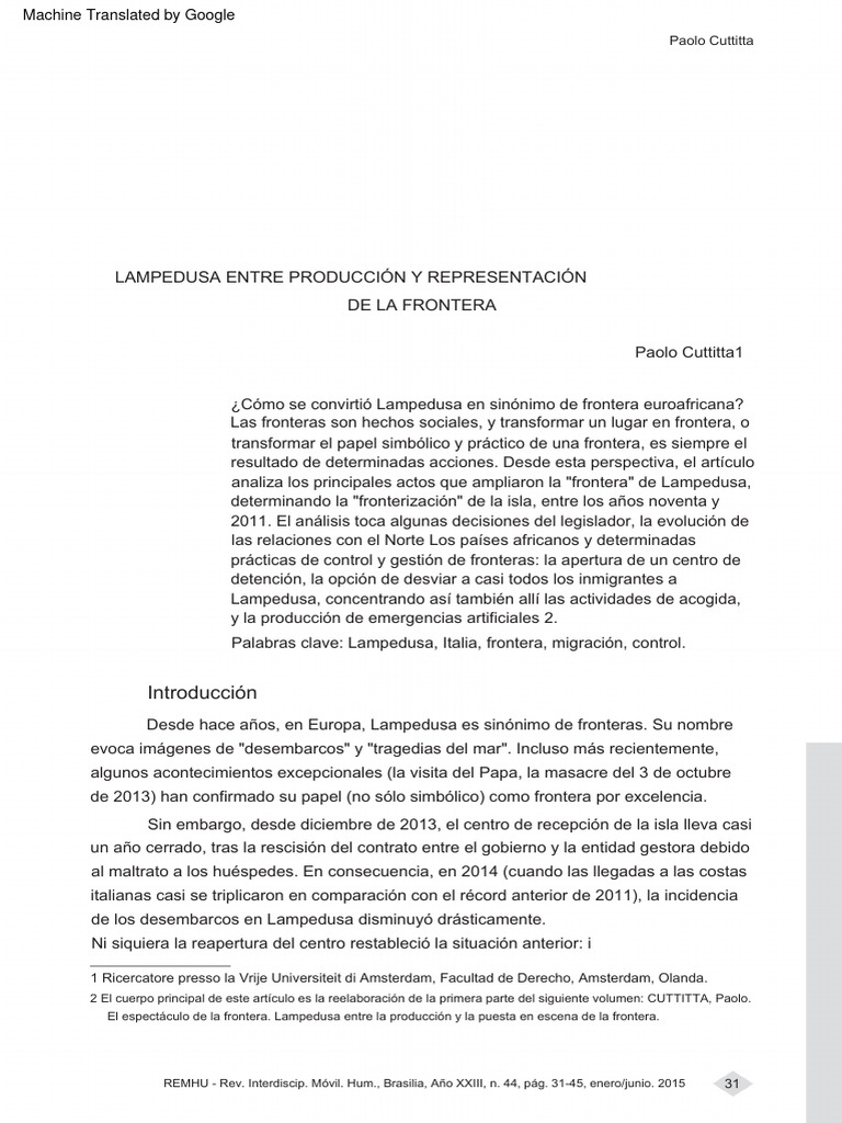 Cuttita | PDF | Túnez | Relaciones Internacionales