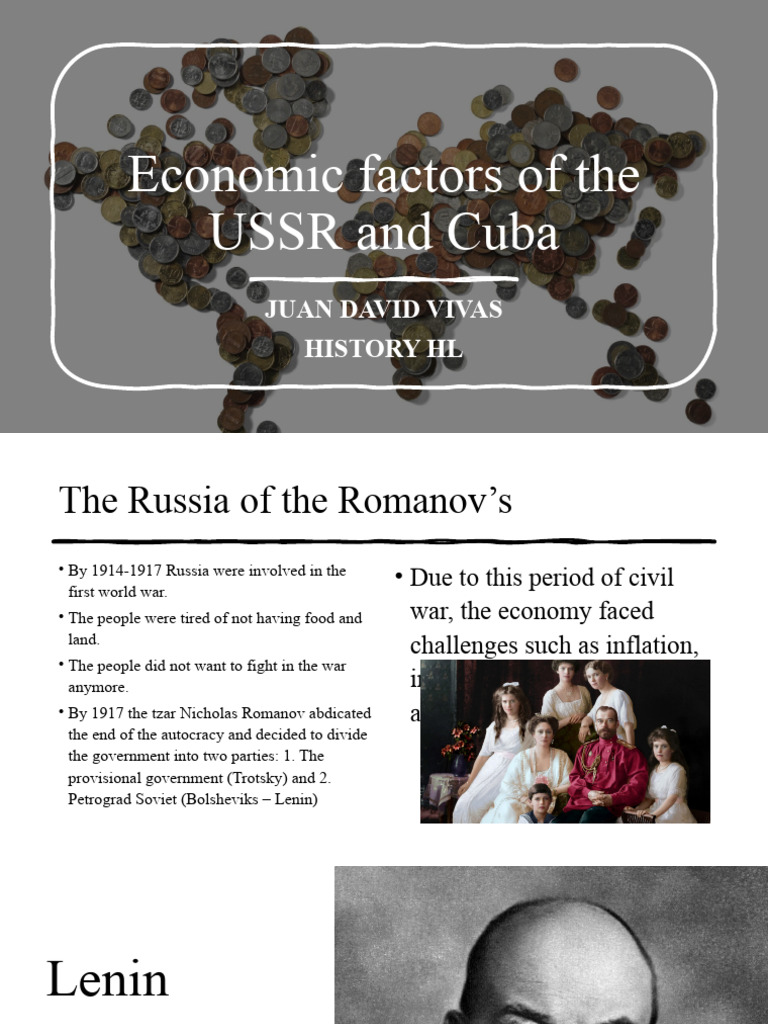 Economic Factors of The USSR and Cuba | PDF | Economies | Communism