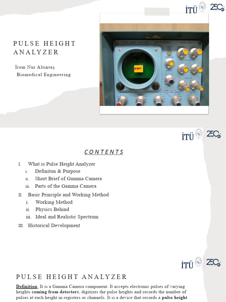 Pulse Height Analyzer | PDF | Gamma Ray | Atomic Physics