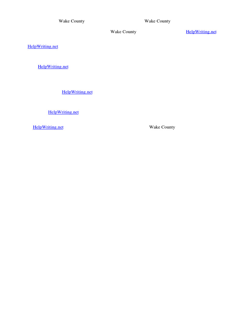 欢迎来到wake County Assignment网站！ | PDF | Raleigh | North Carolina