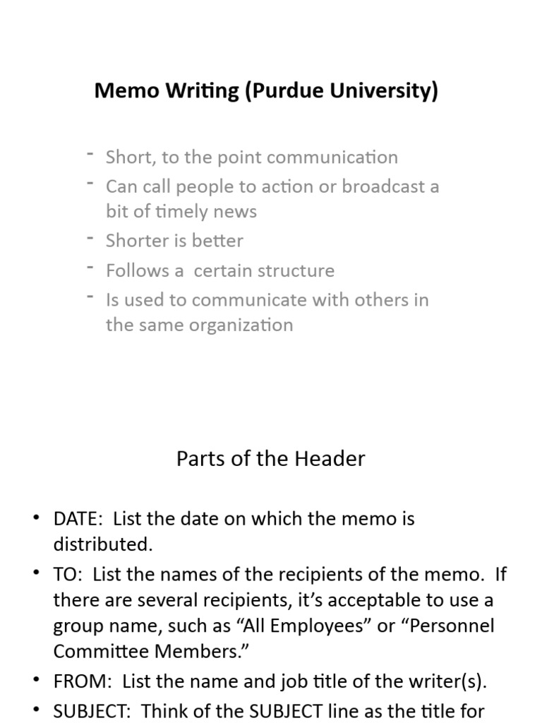 Memo Writing | PDF | Memorandum | Paragraph