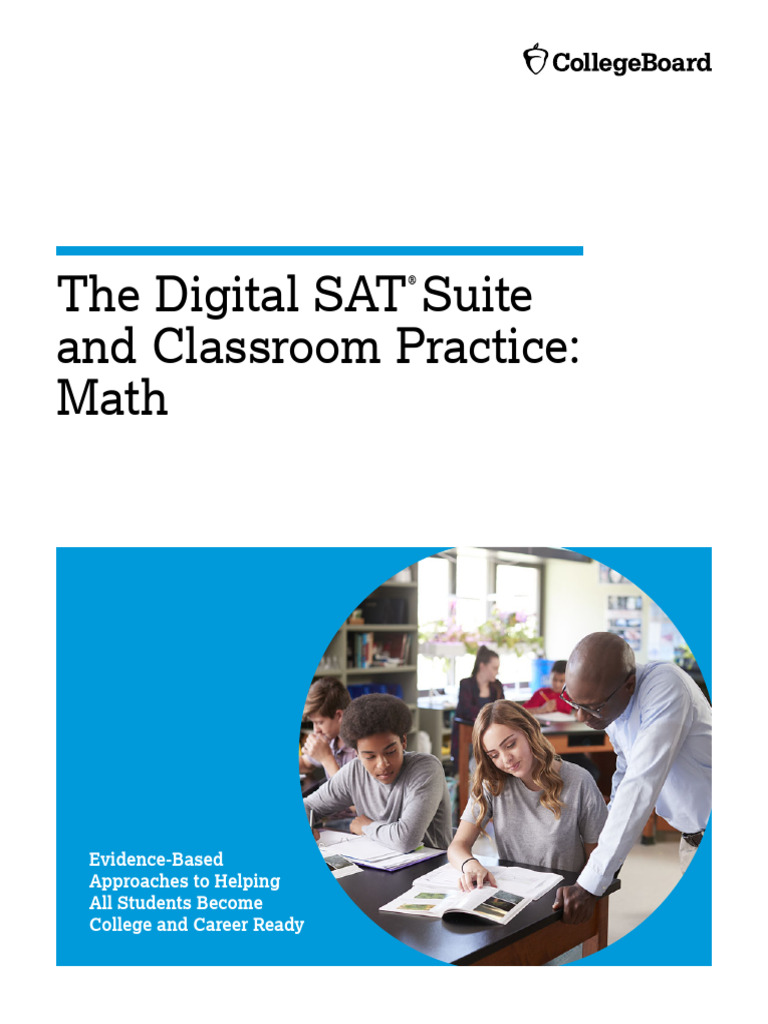 Digital Sat Math Suite and Classroom Guide | PDF | Equations | Algebra