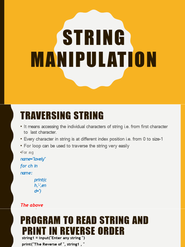 PYTHON - String | PDF | String (Computer Science) | Software Engineering