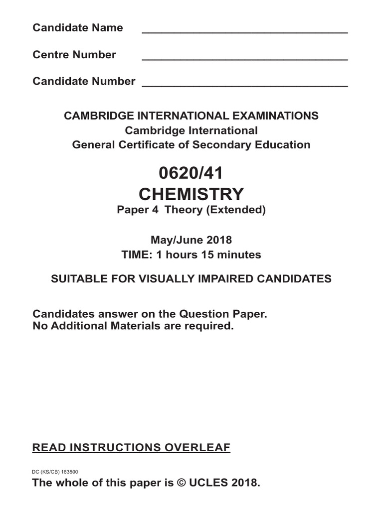 Igcse Chemistry Pasco A | PDF | Isotope | Chemical Reactions