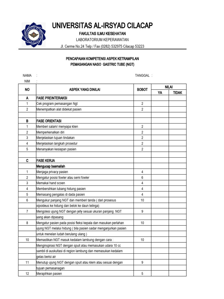 Pemasangan NGT | PDF