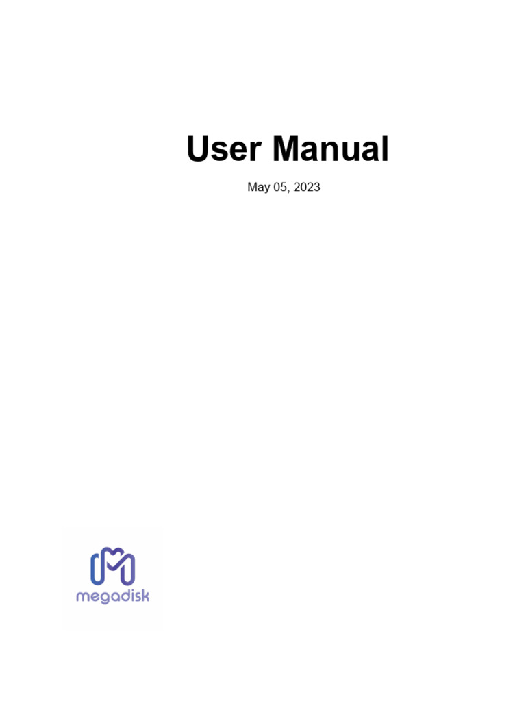 Megadisk Manual v112 | PDF | Computer File | Icon (Computing)