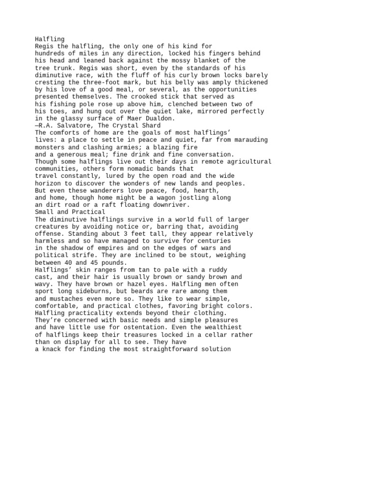 DnD basic 11 halflings | PDF