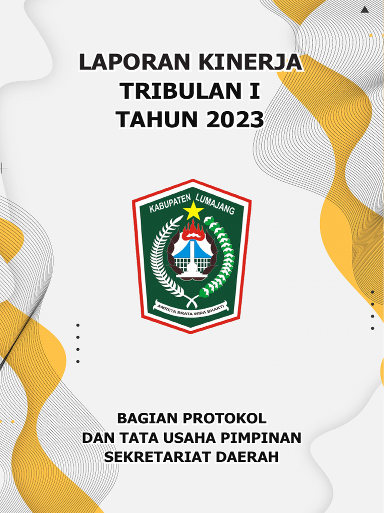 Laporan Kinerja Protokol Tribulan I 2023 | PDF