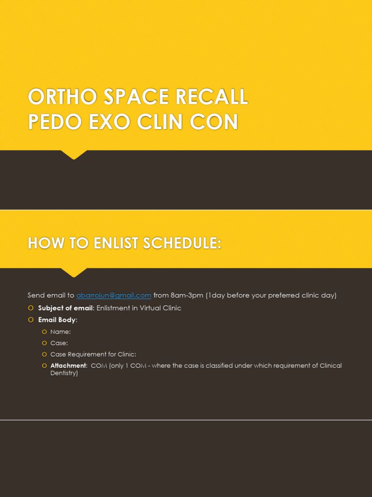 Ortho Recall Pedo Exo Clincon | PDF | Analgesic | Drugs Acting On The Nervous System