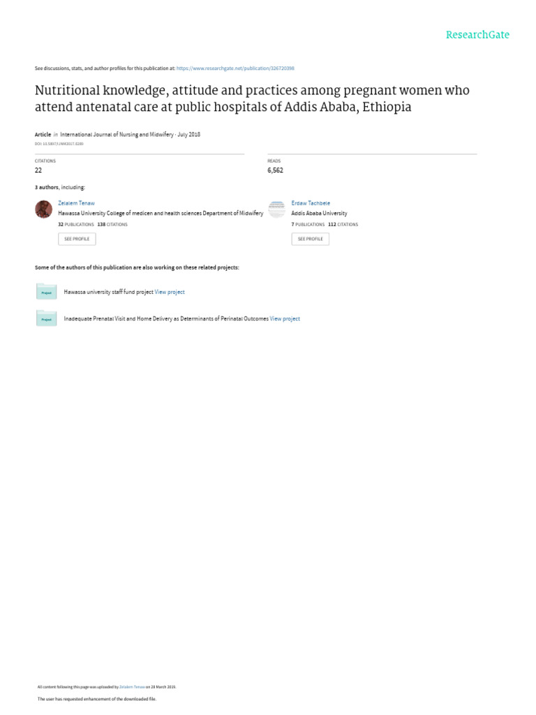 Nut 3 | PDF | Malnutrition | Human Nutrition