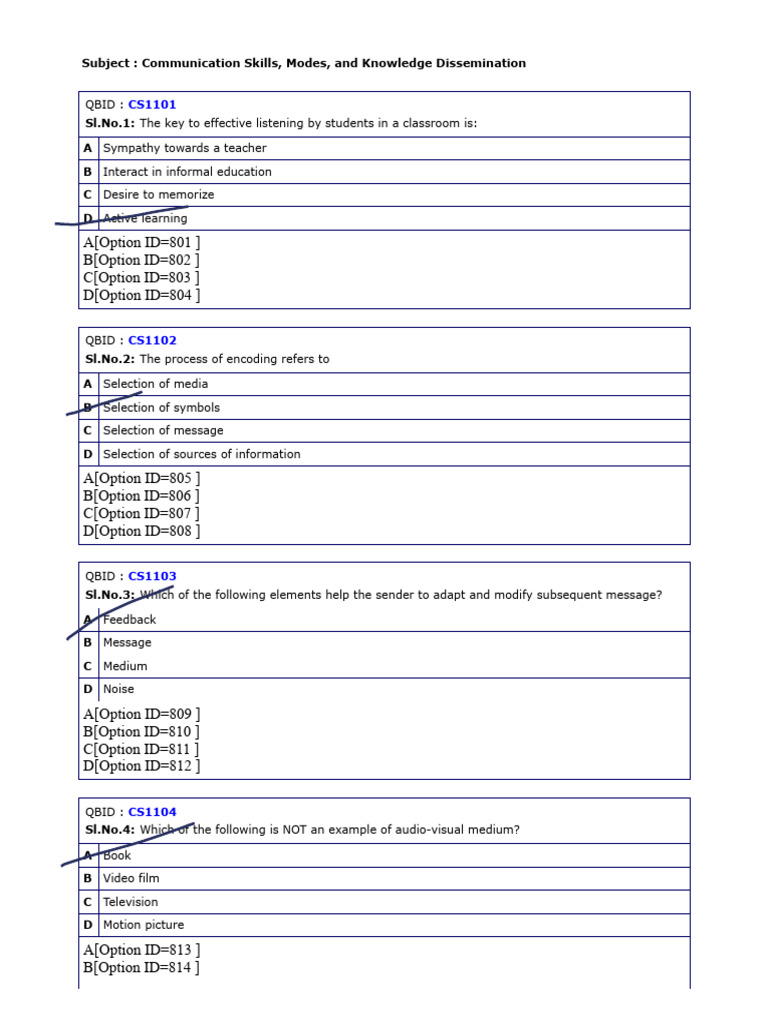 Module 3 Pyq | PDF | Communication | Nonverbal Communication