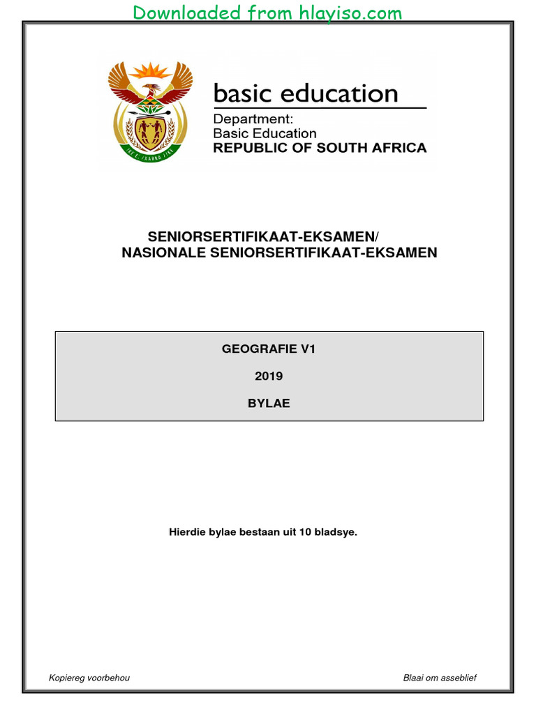 Geography P1 May June 2019 Annexure Afr_hlayiso.com | PDF