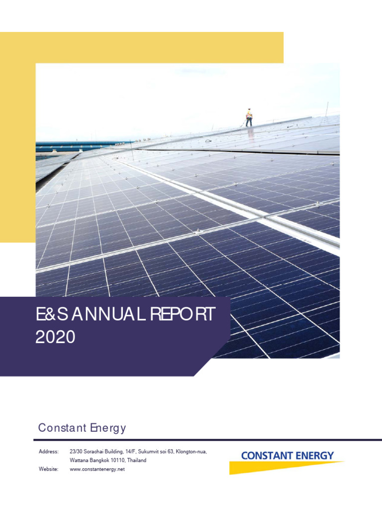 CE - Annual Report 2020 Published Version - CE | PDF | Renewable Energy ...
