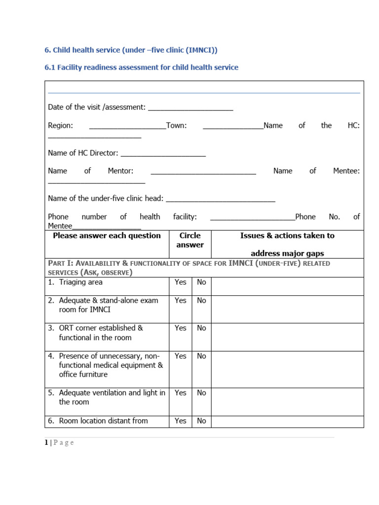 Child Health Check Mlist | PDF | Mentorship | Breastfeeding
