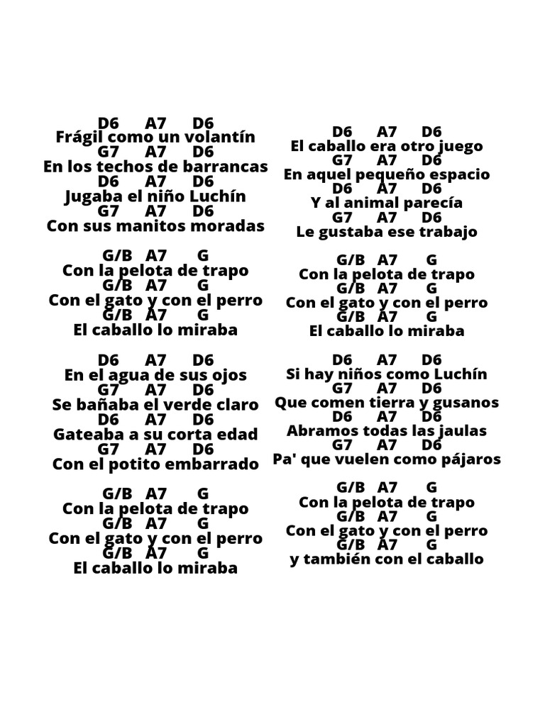 Luchín - Víctor Jara (Guía) | PDF