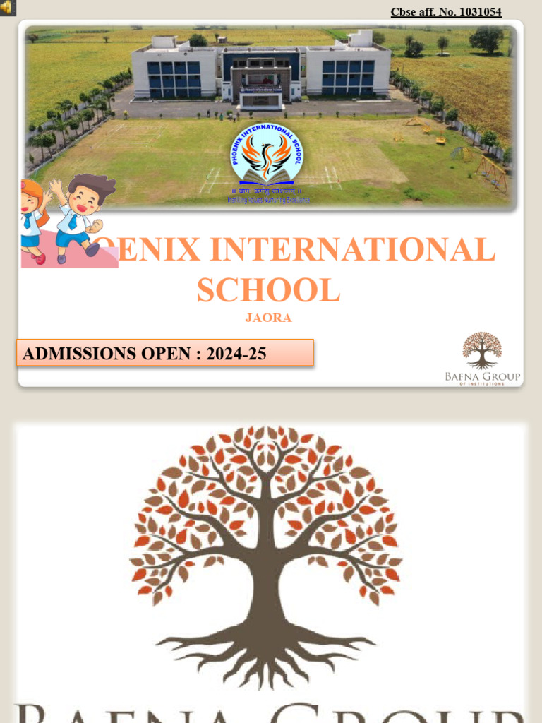 Phoenix International School01 | PDF | Wellness