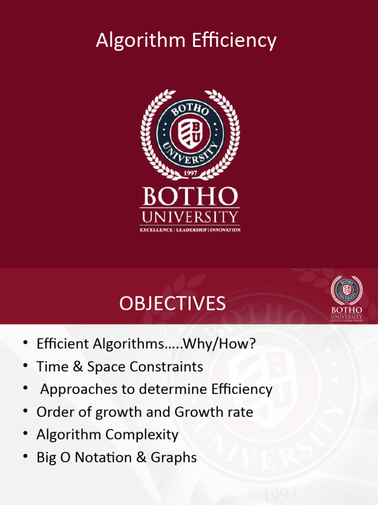 Efficiency of Algorithm | PDF | Algorithms | Computing
