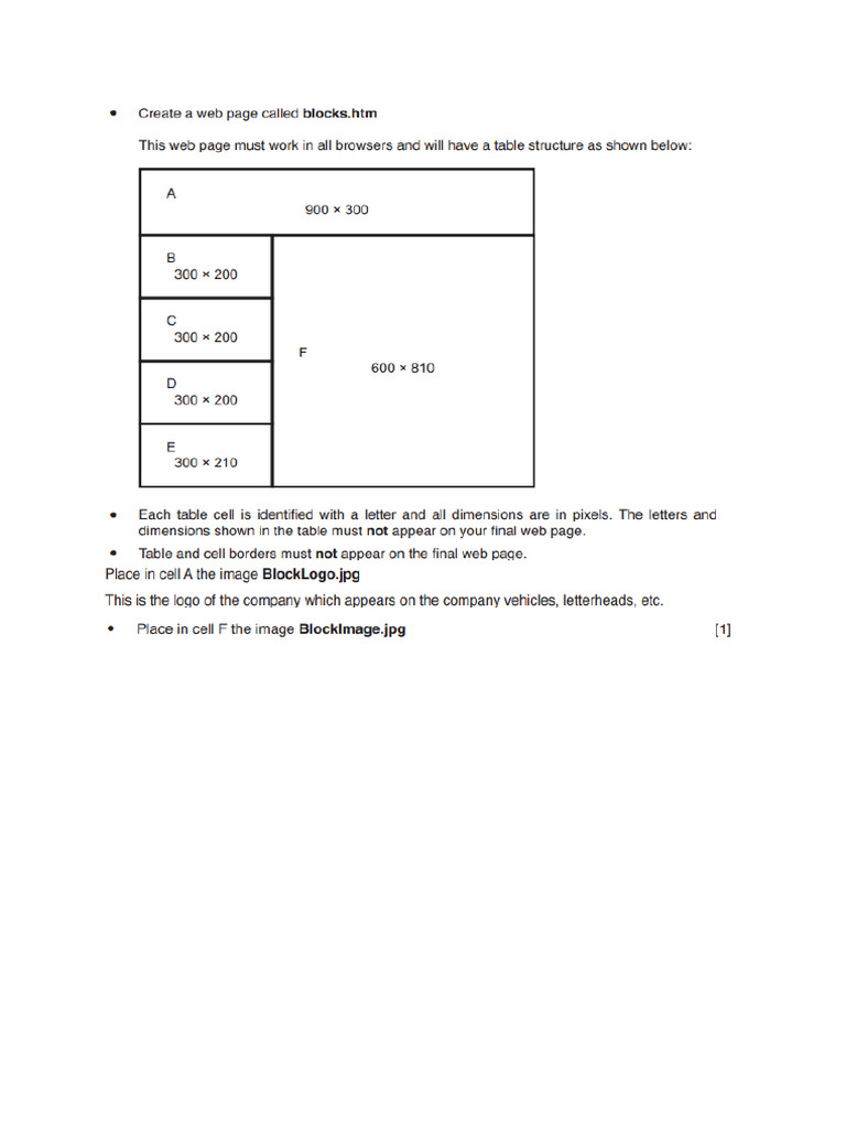 Grade 9 ICT Worksheet (HTML) | PDF