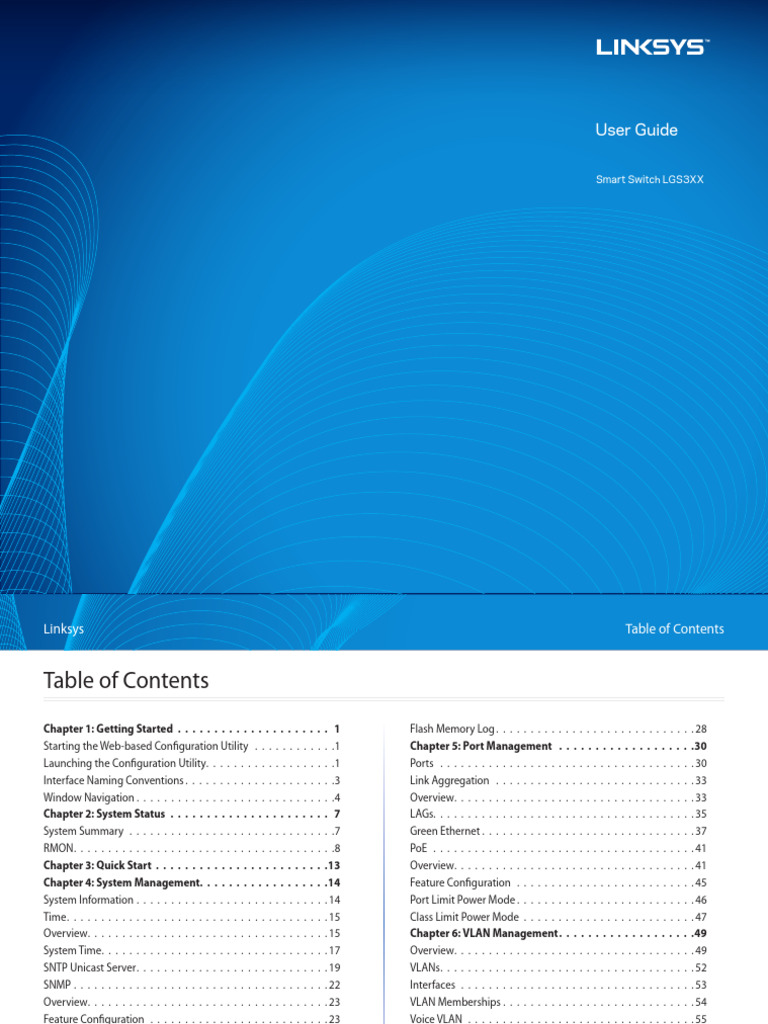 Manual to Configure LINKSYS Switch | PDF | Ip Address | I Pv6