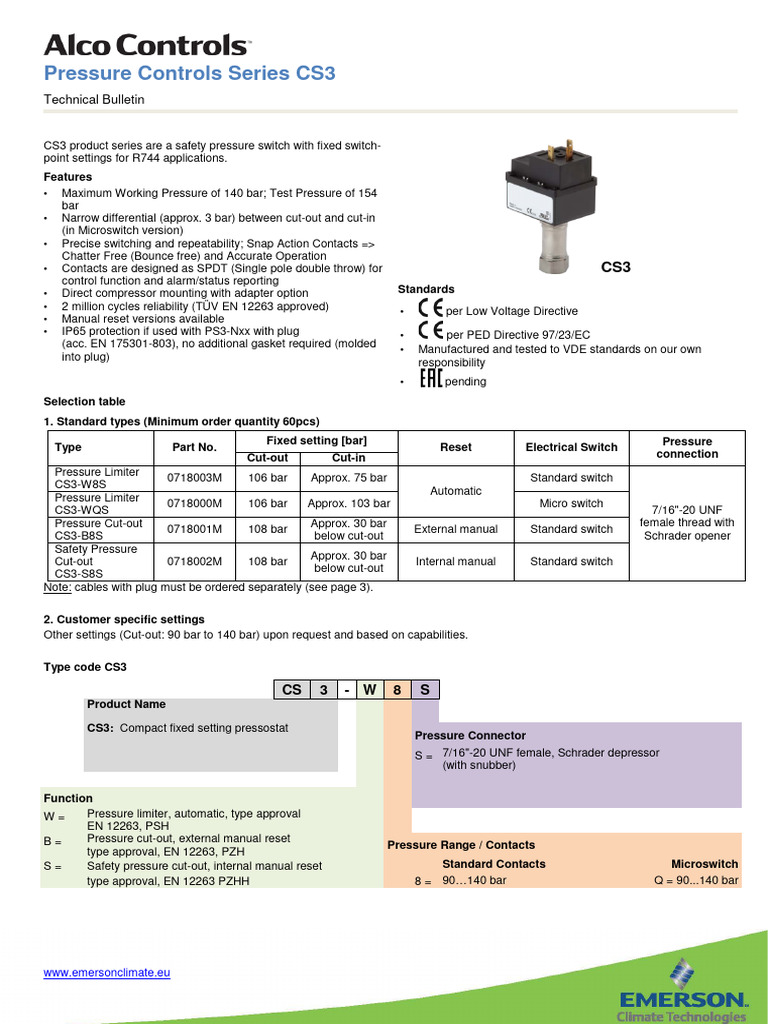 TB Alco CS3 | PDF | Switch | Electrical Connector