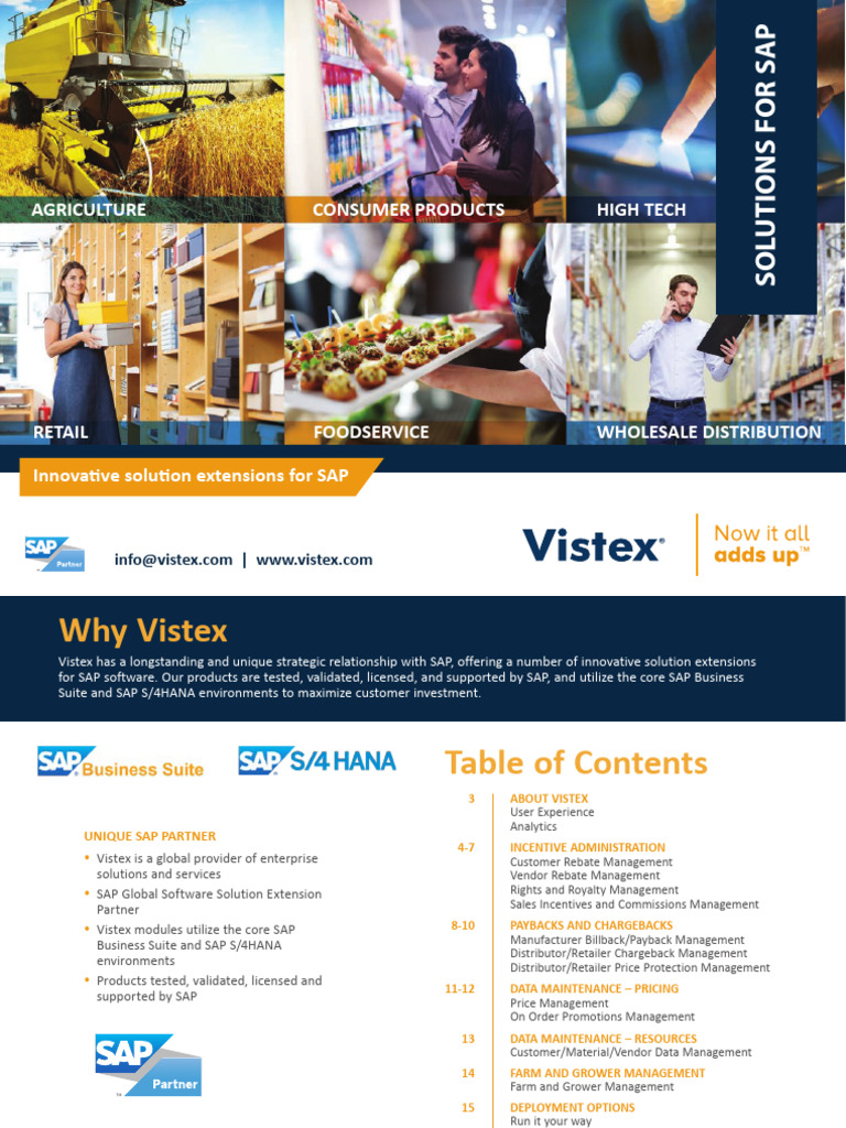 SAP Overview Booklet Vistex | PDF | Royalty Payment | Point Of Sale