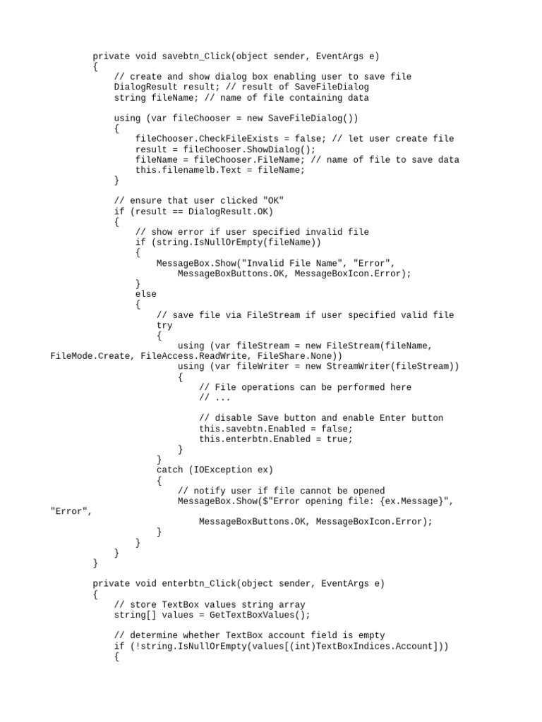 Saveandenter | PDF | String (Computer Science) | Filename
