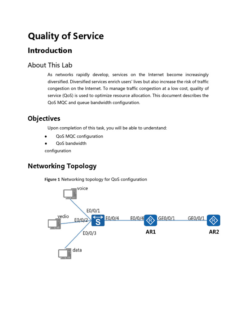 2.2 Quality of Service | PDF | Quality Of Service | Computer Network