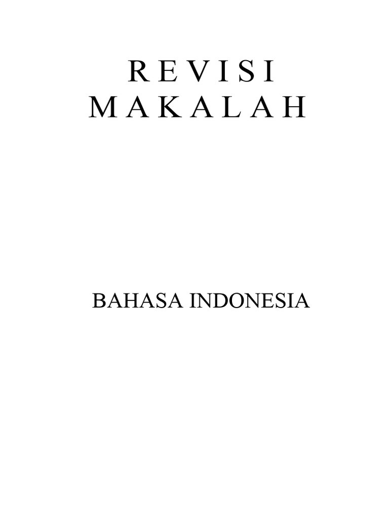 Revisi Makalah Bindo | PDF