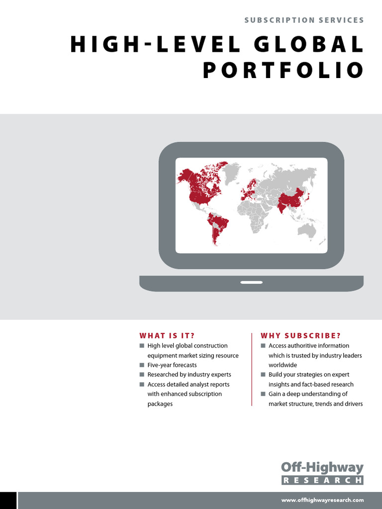 Global High Level Data | PDF | Loader (Equipment) | Subscription ...