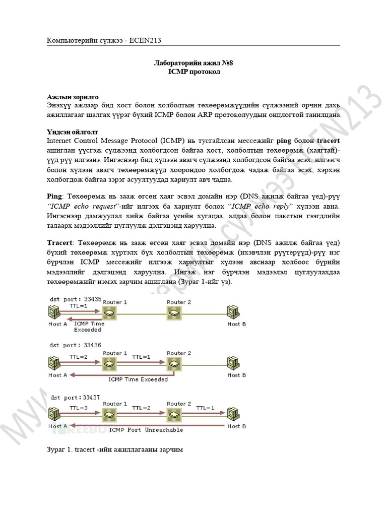 8 Icmp Arp | PDF