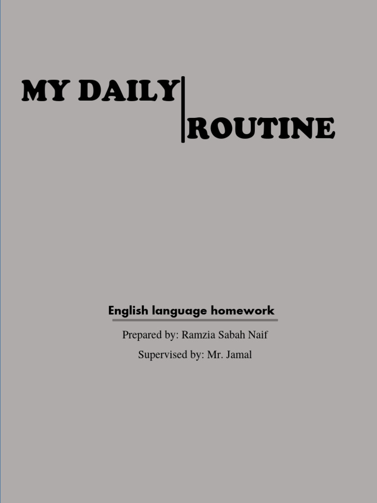 Daily Routine | PDF