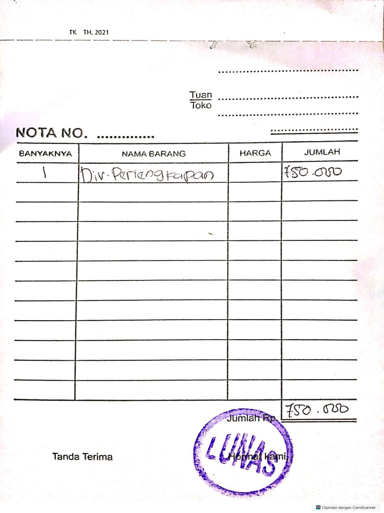 Nota | PDF