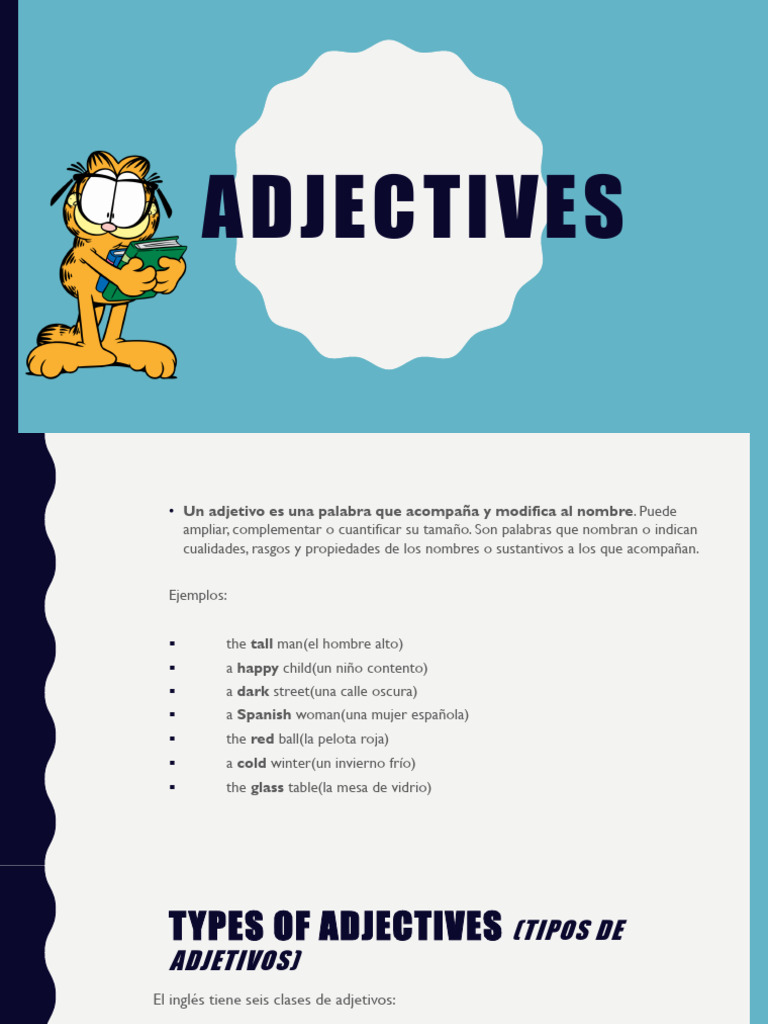 Adjectives | PDF | Adjetivo | Unidades Semánticas