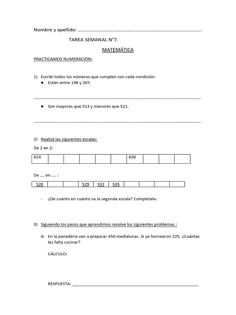 Actividades de Matemática y Lenguaje | PDF | Hoja | Verde