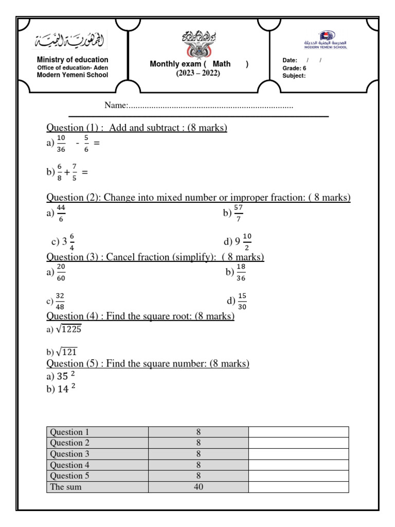 Grade 6 Module Mathematics Helpful | PDF