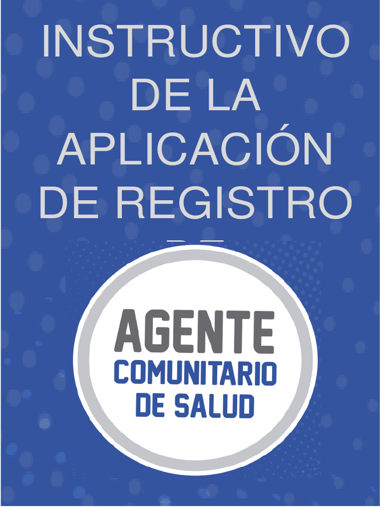 Instructivo de La Aplicación de Registro Acs | PDF | Documento de ...