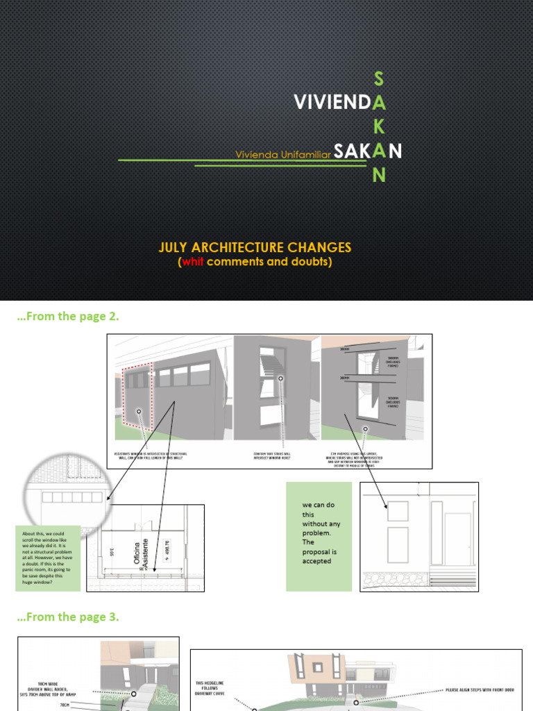 architecture changes for ctm (july) borrador | PDF | Architectural Elements | Building Technology