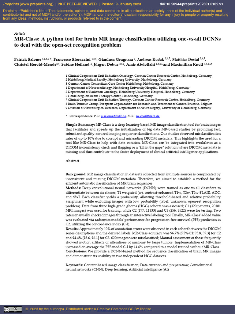 MR-Class_A_Python_Tool_for_Brain_Mr_Image_Classifi | PDF | Statistical ...