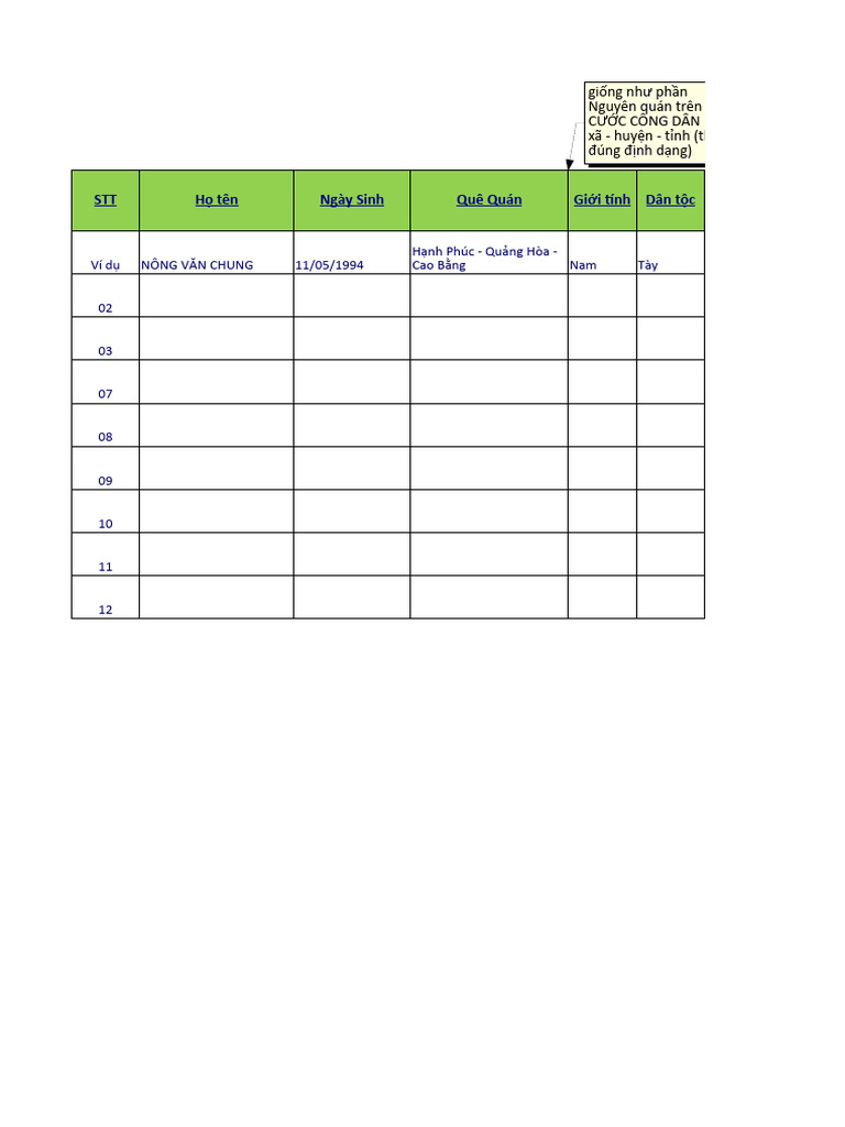 DS SV MẪU UMC | PDF