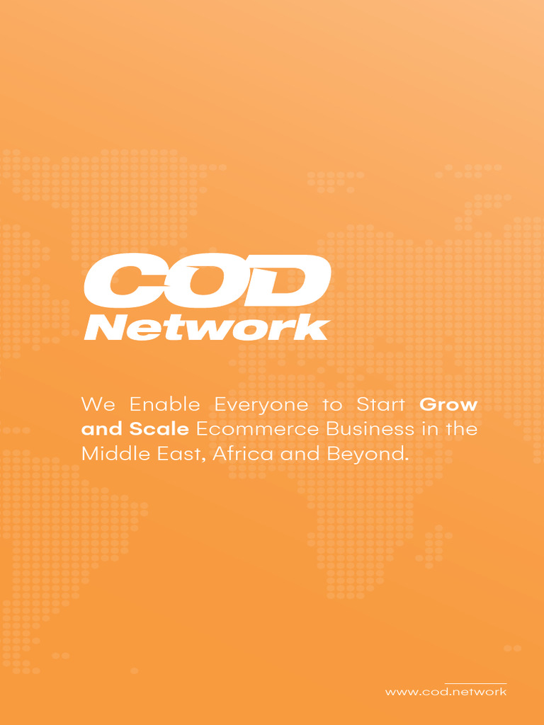 COD Network Proposal - V-Final | PDF | E Commerce | Marketing