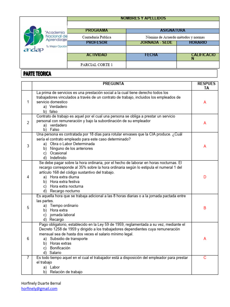 Nomina 2 | PDF | Salario | Derecho laboral