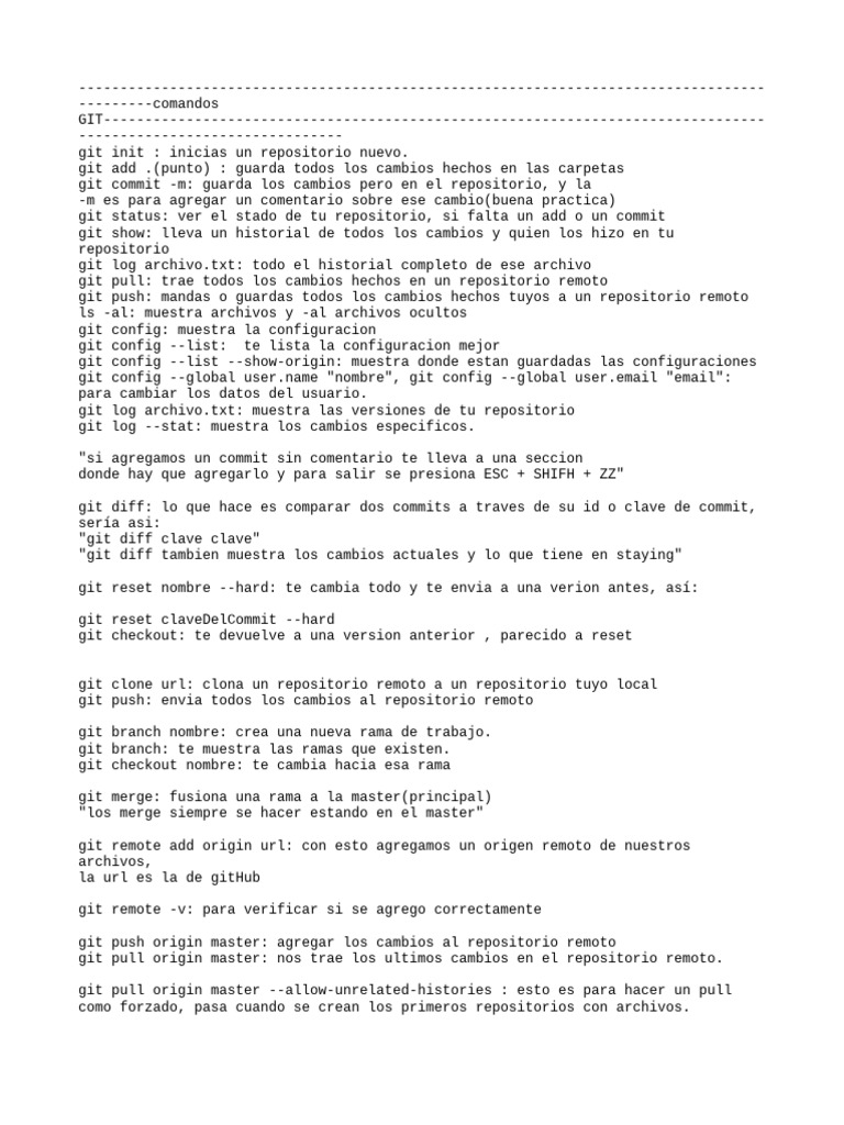 Guia-Git-GitHub | PDF | Ingeniería de software | Software de red basado en protocolo de Internet