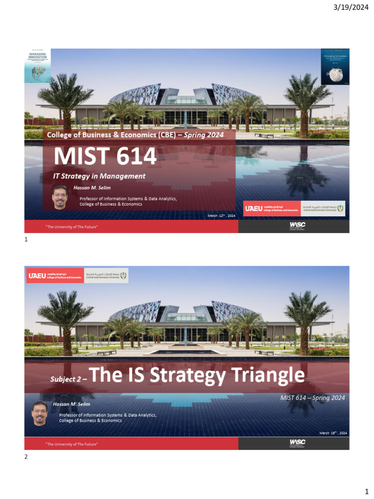 Mist614 Sp2024 Subject 2 | PDF | Strategic Management | Economies