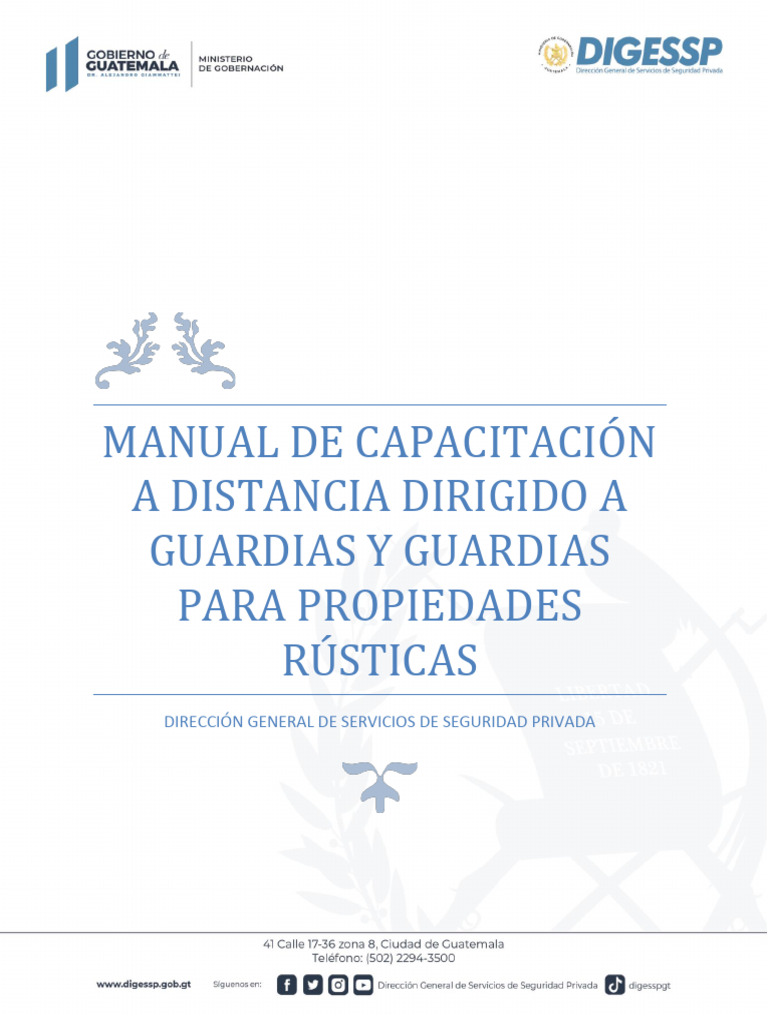 NUEVO PROGRAMA DE CAPACITACION A DISTANCIA GUARDIAS y GPR | PDF | Abuso infantil | Constitución