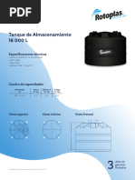 Dimensiones Tanque Rotoplas 2500 Litros | PDF | Tanques | Alimentos