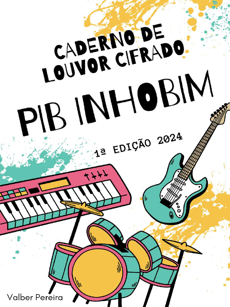CADERNO DE LOUVOR DA PIB INHOBIM para Impressão | Download grátis PDF ...