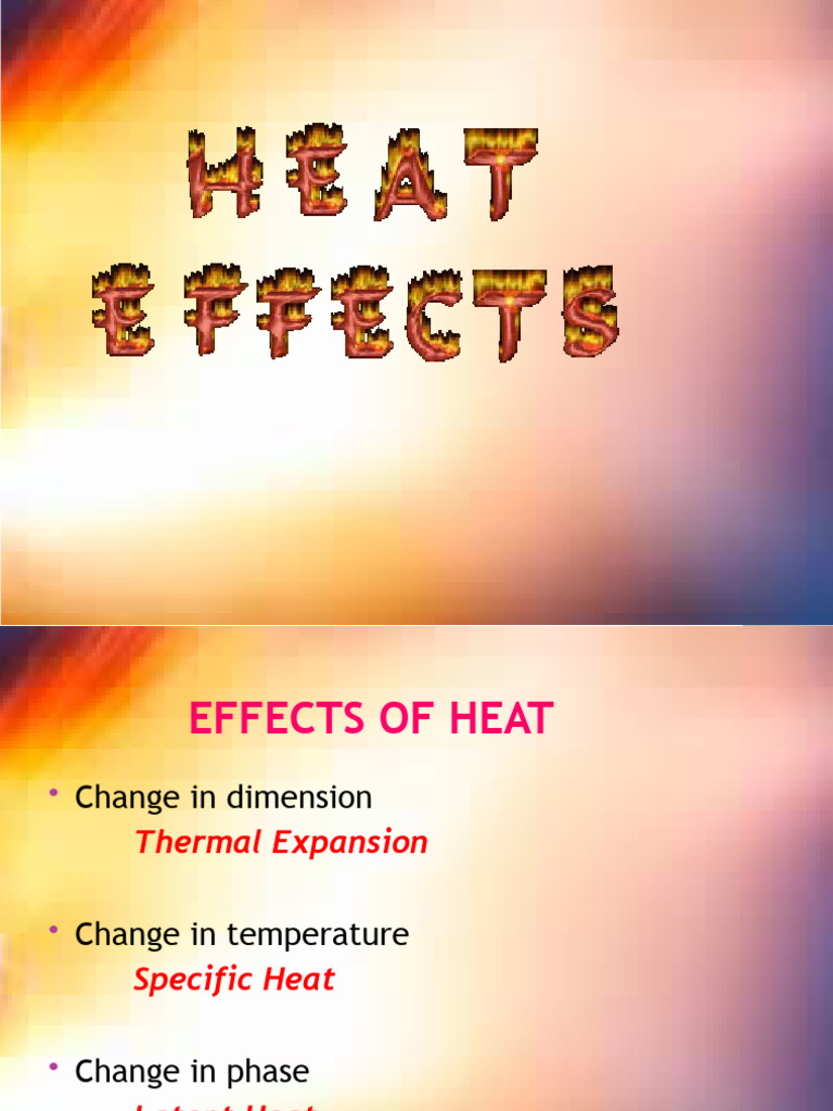 Understanding Latent Heat and Thermal Effects | PDF | Thermal Expansion ...