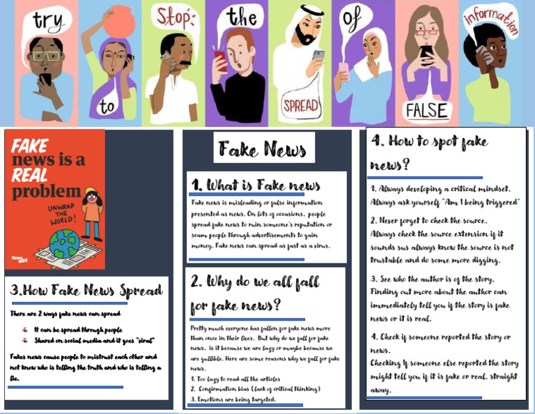 Fake News Leaflet | PDF | News | Mass Media