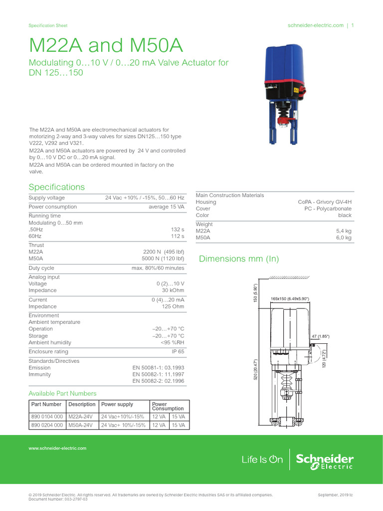 M22 & M50 - Control Valve Actuator | PDF | Electronic Engineering | Electronics